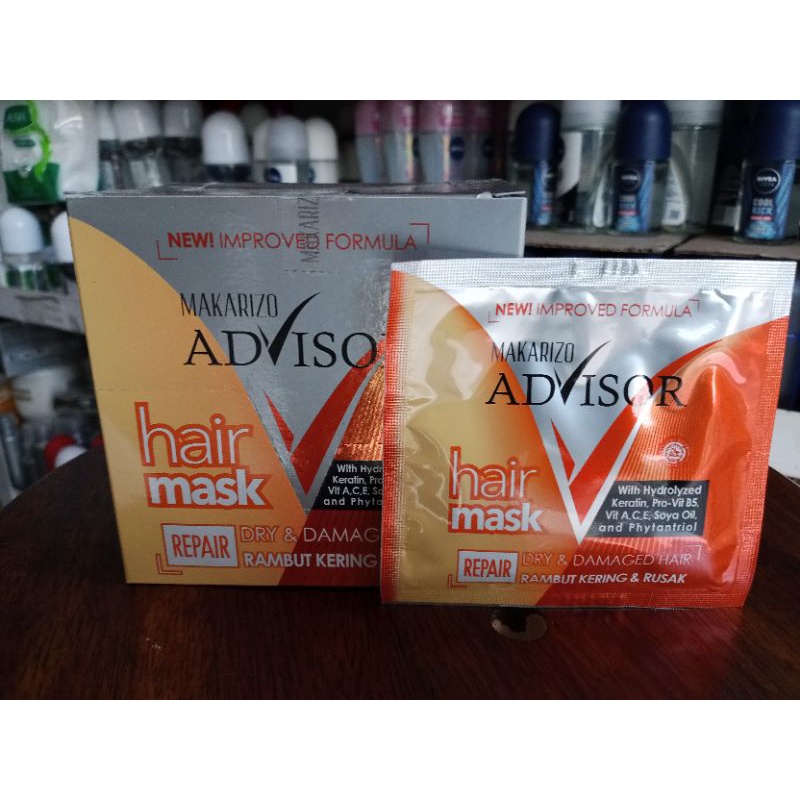 Jual Makarizo hair mask sachet / masker rambut makarizo 15ml | Shopee ...