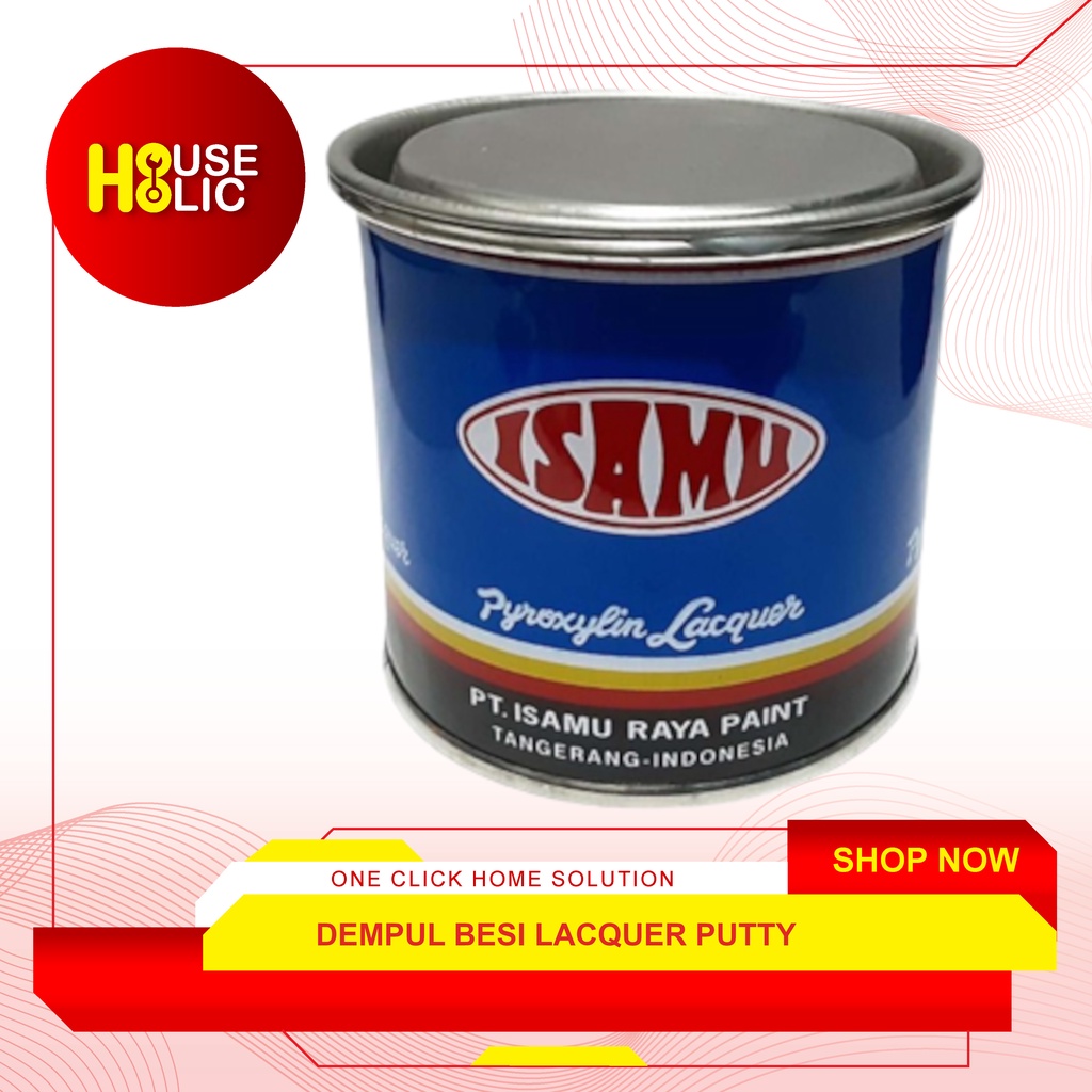 Jual Dempul ISAMU Lacquer Putty 250 gr / Dempul Besi Mobil | Shopee ...
