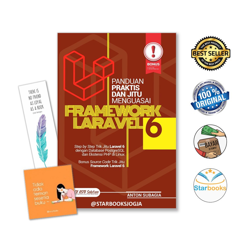 Jual NEW!! BUKU MENGUASAI FRAMEWORK LARAVEL 6 : PANDUAN PRAKTIS DAN ... Jual NEW!! BUKU MENGUASAI FRAMEWORK LARAVEL 6 : PANDUAN PRAKTIS DAN ...