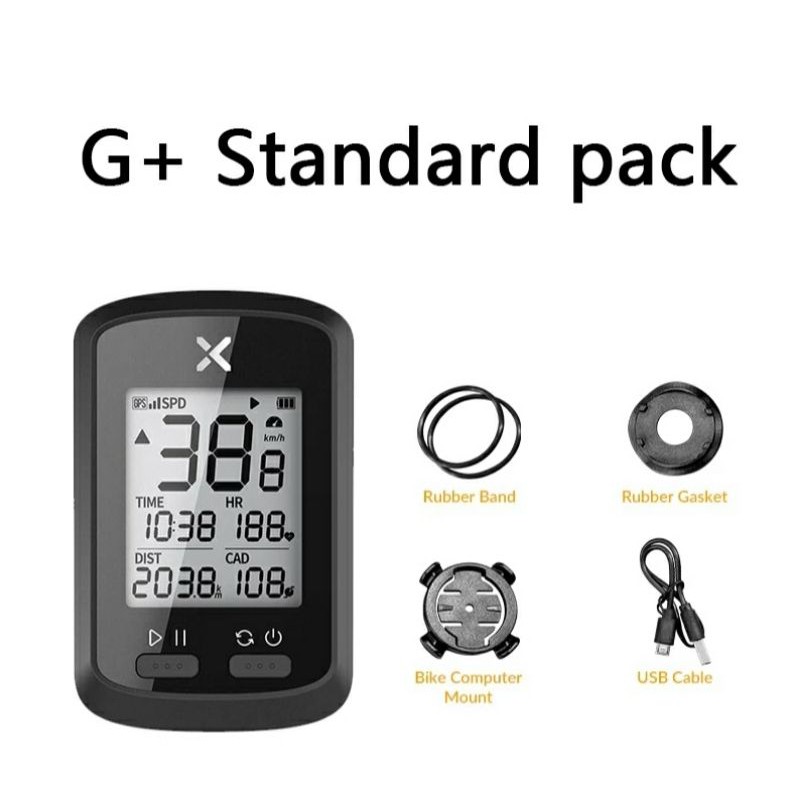 Jual XOSS Bike Computer G Plus Wireless GPS Speedometer Waterproof Road ...