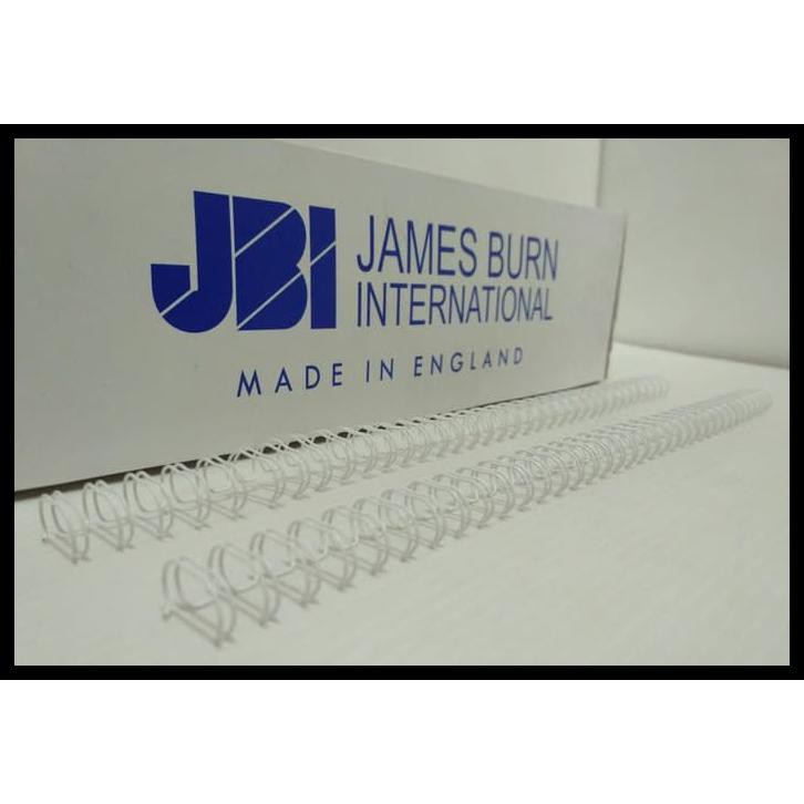 Jual JBI Spiral Kawat A4 3:1 No. 6 (3/8") - Putih (Box Isi 100 Batang) | Shopee Indonesia