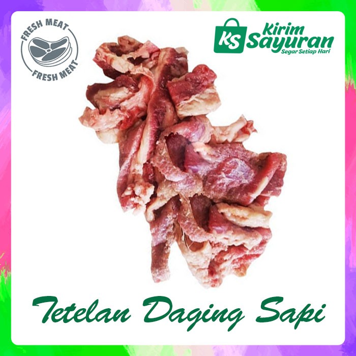 Jual TETELAN DAGING SAPI SEGAR (500 G) | Shopee Indonesia