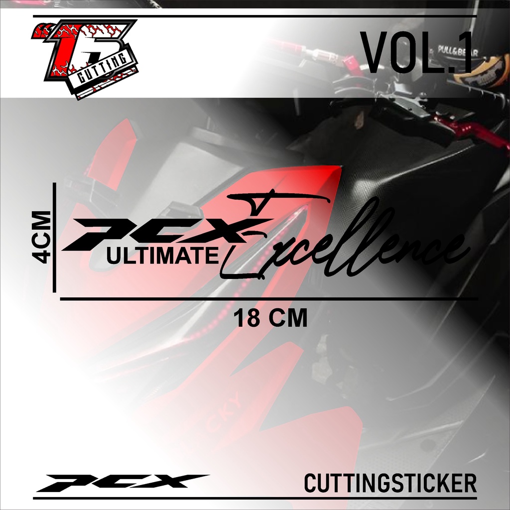 Jual Cutting Sticker PCX - Stiker Lis Variasi Motor Honda PCX Street ...
