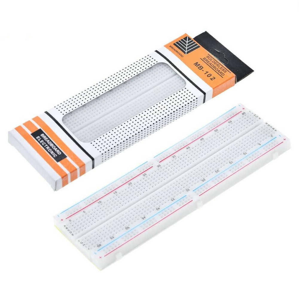 Jual Breadboard MB-102 830 Point Solderless Project Board - AIFRobotic ...