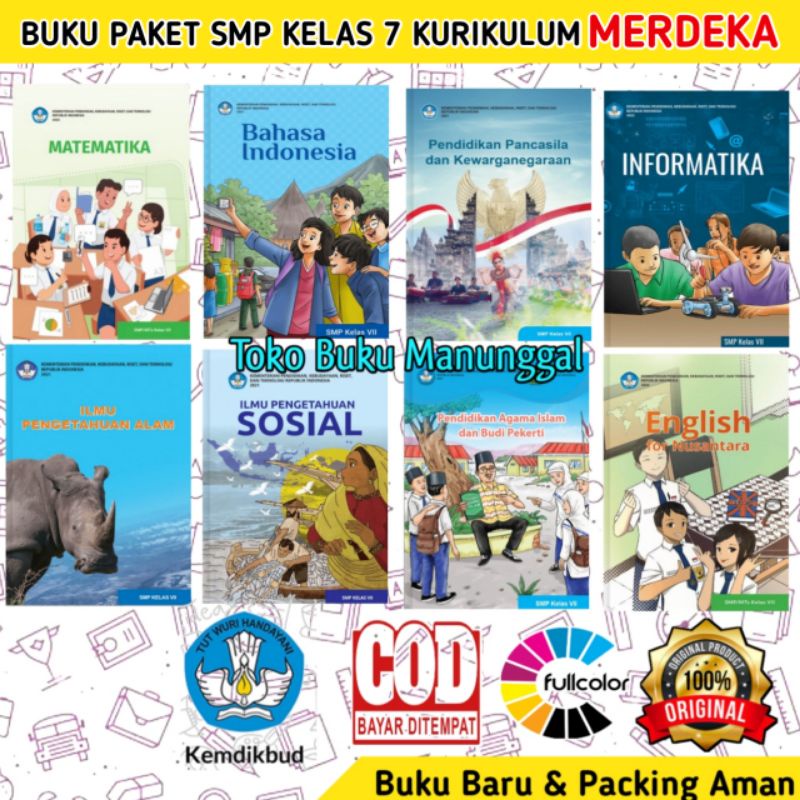 Jual BUKU PAKET SISWA KELAS 7 SMP/MTS KURIKULUM MERDEKA SEKOLAH PENGGERAK | Shopee Indonesia