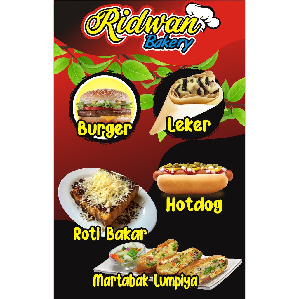 Jual Stiker Custom untuk ditempel pada kaca gerobak atau lainnya ...