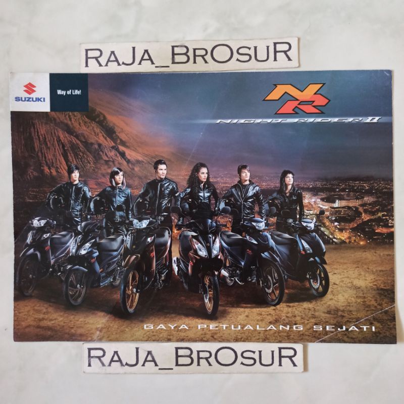 Jual Poster brosur katalog leaflet Suzuki Shogun FI Injeksi/Skywave ...