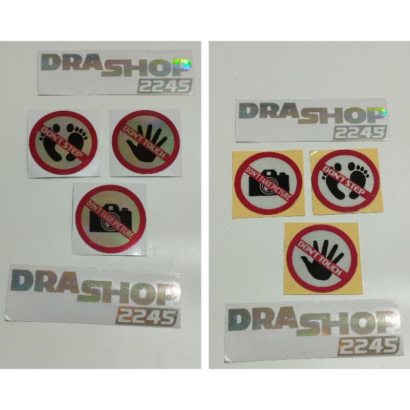 Jual STICKER DILARANG PEGANG INJAK FOTO PRINCUT | Shopee Indonesia