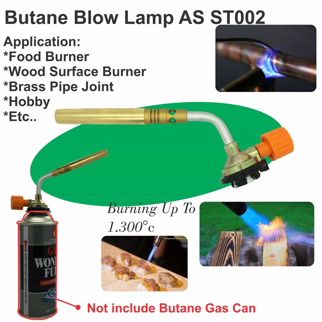 Jual Butane Kepala Alat Pembakar Bakar Heating Blow Torch Gas AS ST002 ...