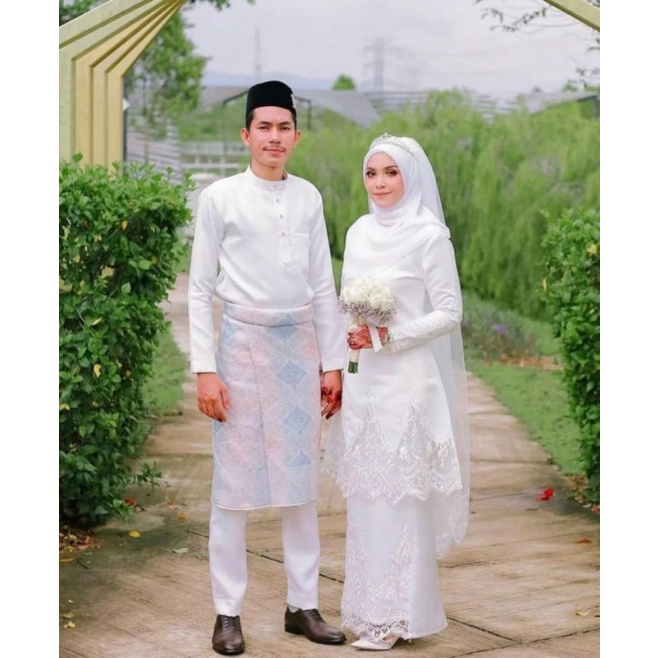 Jual gaun pengantin Muslimah Malaysia gaun walimah gaun akad wedding ...