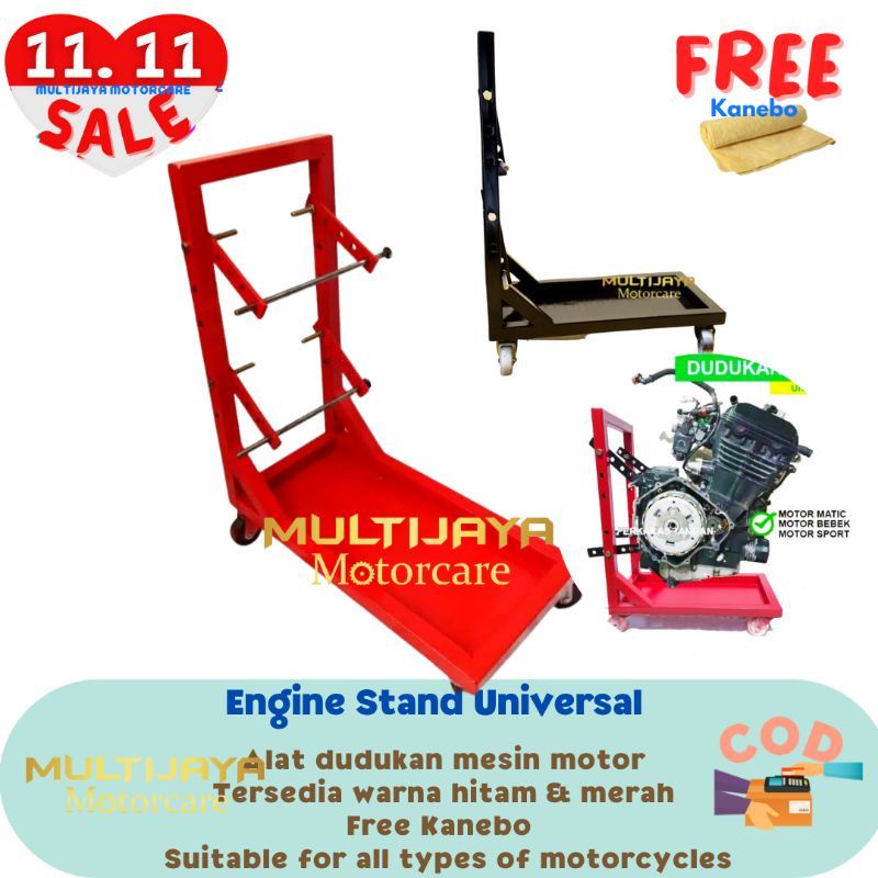Jual stp pegangan mesin engine stand model bak dudukan mesin alat ...
