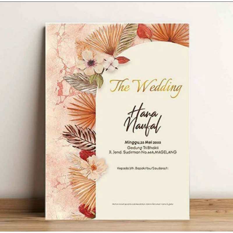 Jual UNDANGAN RUSTIK / UNDANGAN PERNIKAHAN / UNDANGAN MURAH / UNDANGAN ...