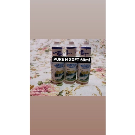 Jual Air Softlens Pure n Soft 60ml Air Softlens Cocok Untuk Semua Jenis ...
