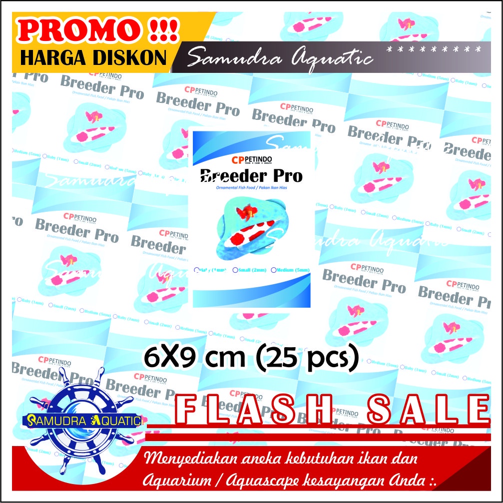 Jual Stiker Kemasan Repack 6x9 (Hiroyuki Koi, Taisho, Breeder Pro, Harmoni Koi, PK Koi, Pakan ...