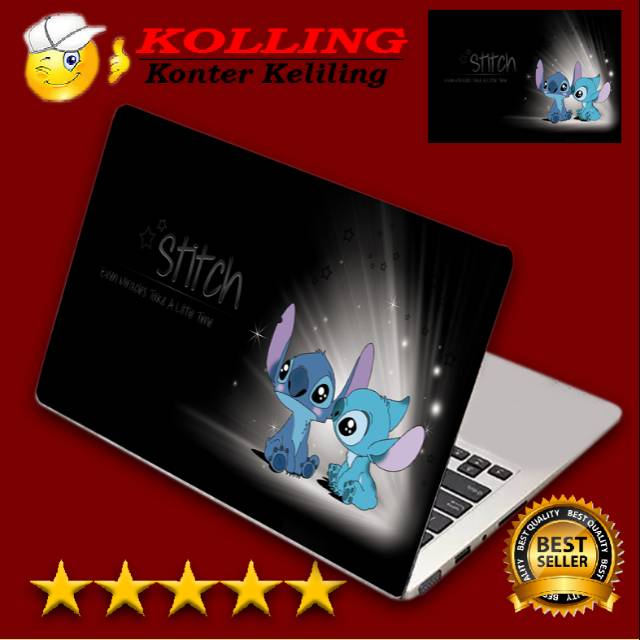 Jual Garskin Laptop stich black Skin Laptop Stiker Laptop | Shopee ...