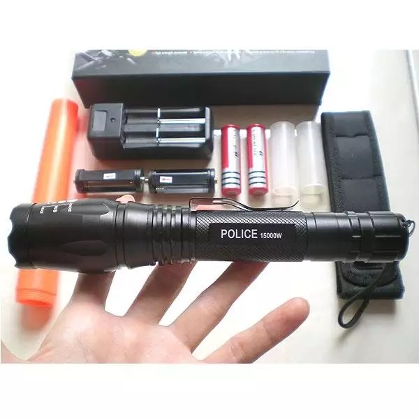 Jual Senter Swat T6 Baicuan Police 9900w LED cree +2 Battery Ultrafire 18650 Rechargeable ...