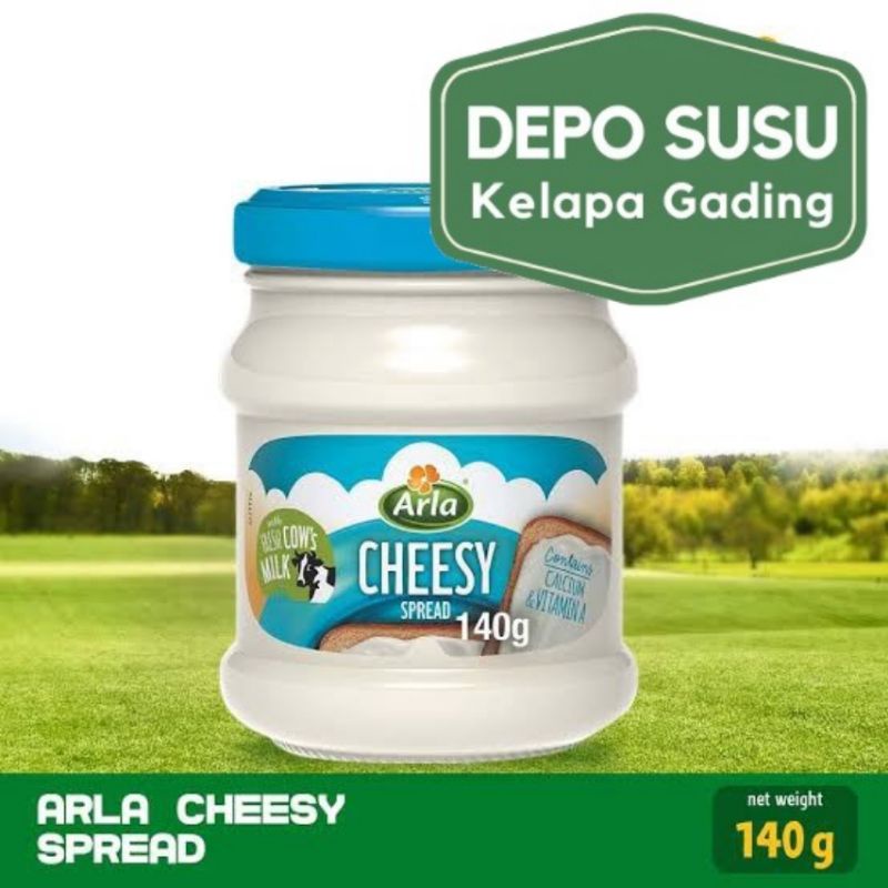 Jual Keju Arla Cheesy Spread 140 gram Cheese Cream Oles Krim Selai 240 ...