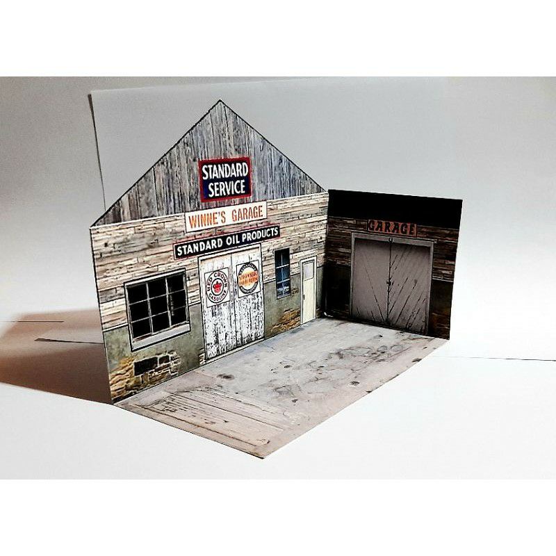 Jual Diorama papercraft Garage service Diecast | Shopee Indonesia