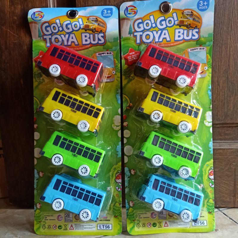 Jual Mainan Go Go Toya Bus Tayo 4 Pcs | Shopee Indonesia