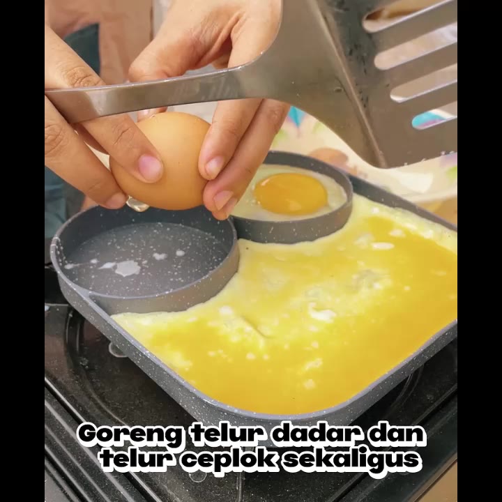 Jual Hongzhuo Panci Penggorengan Telur Pancake/Panci Steak Grill Egg ...
