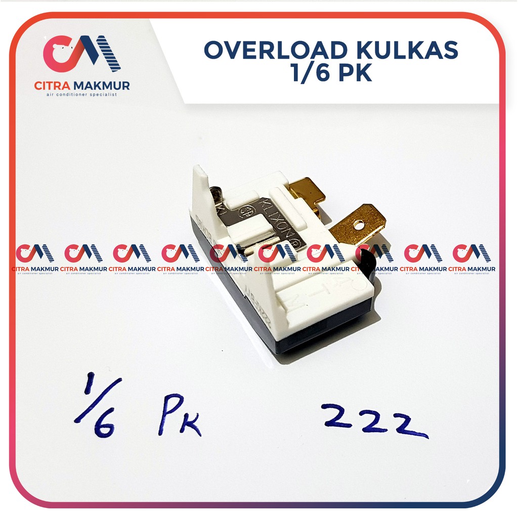 Jual Overload Klixon Kulkas dua pintu 222 Gepeng 2 putih refrigerator ...