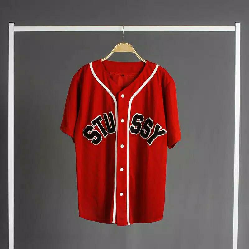 Jual Jersey Baseball Pria Wanita Stussy | Kaos Baseball | Baju jersey ...