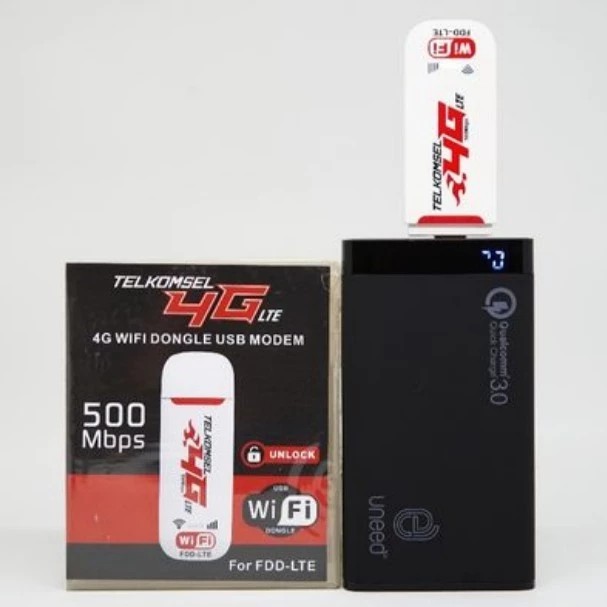 Jual Modem USB WIFI/MIFI Flash 500mbps ( unlock All GSM 4G ) - Putih ...