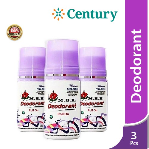 Jual MBK Deodorant Roll On Purple 40ml 1 Botol / Mengatasi Bau Badan ...