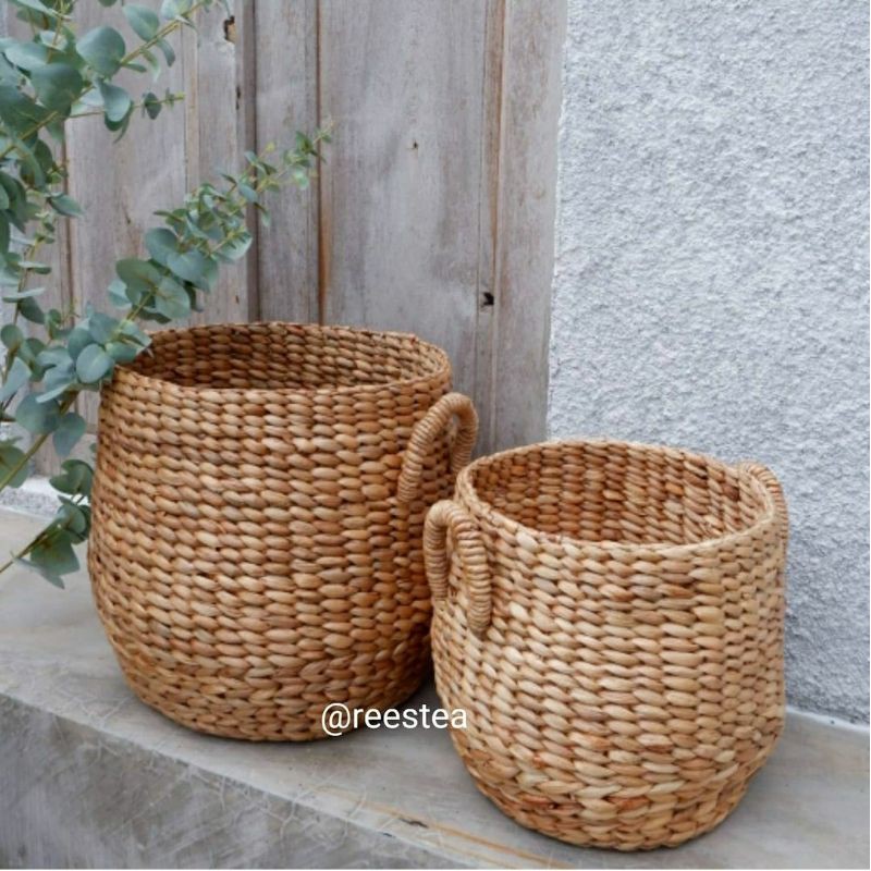 Jual Size L Keranjang KEG-02 /Cover pot / keranjang anyam | Shopee ...