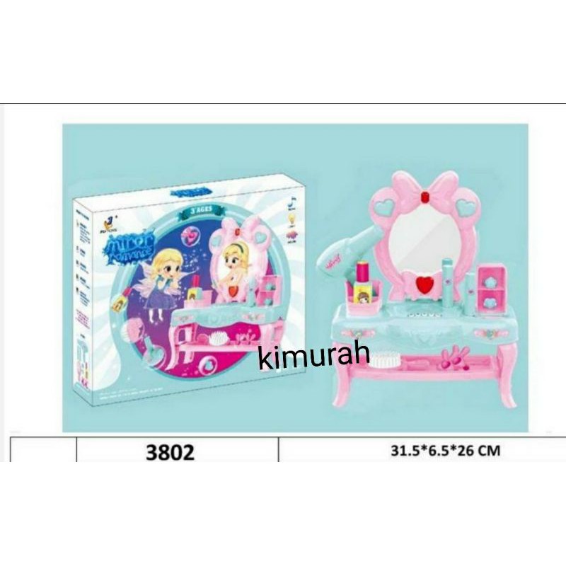 Jual MAINAN MEJA RIAS MAKE UP MIROR PRINCESS BEAUTY LAMPU DAN SUARA ...