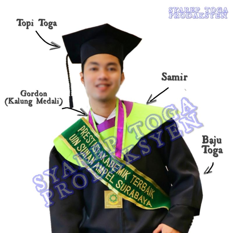 Jual PAKET TOGA WISUDA FULLSET UINSA LENGKAP | Shopee Indonesia