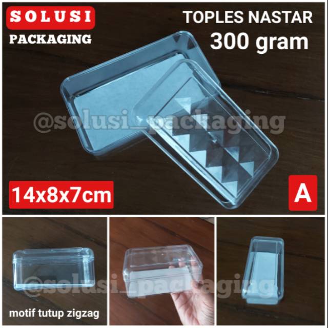 Jual Isi 12 Toples NASTAR 300gr Tutup zigzag-Toples Mika Toples Plastik ...