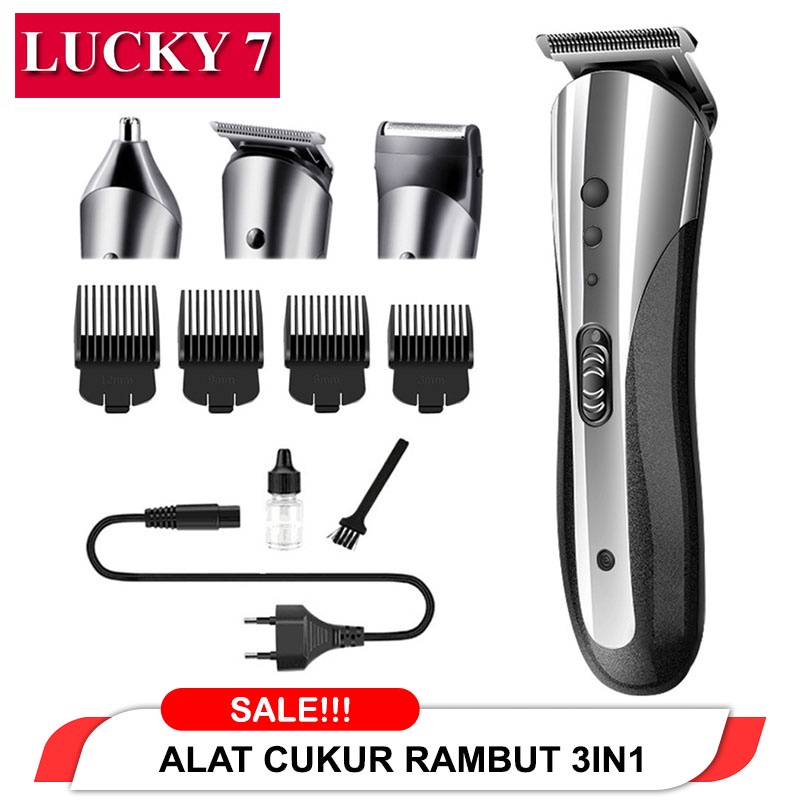 Jual Hair Clipper Kemei KM 1419/ KM 1407 Original 3in1 Alat Cukur Rambut Kumis dan Jenggot ...