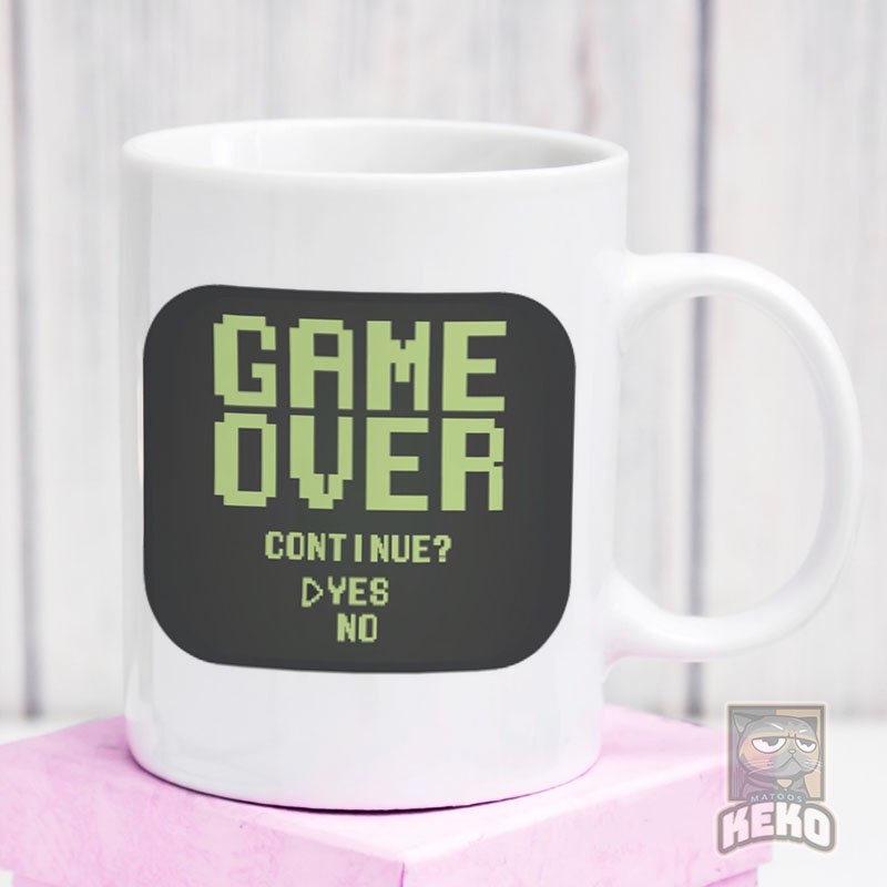 Jual retro screen game over Mug Gelas Keramik Unik | Shopee Indonesia