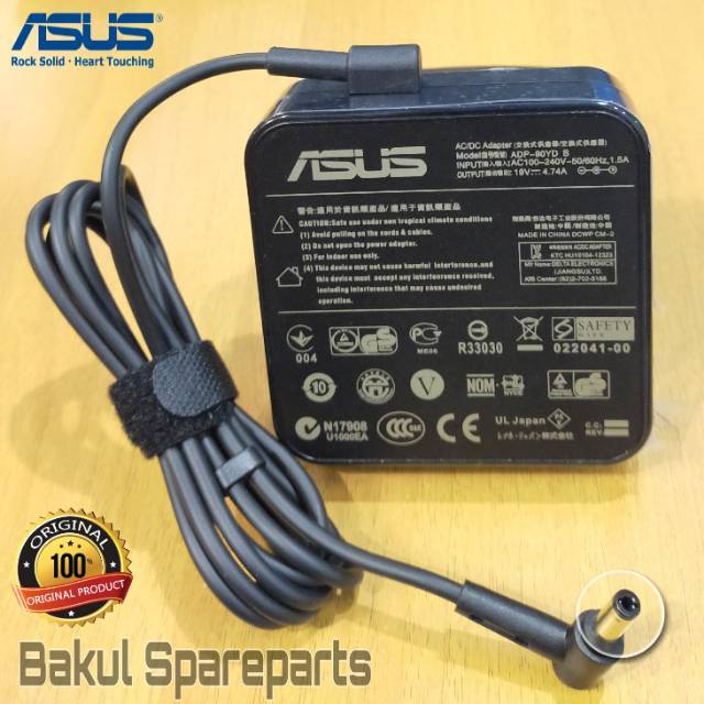 Jual Adaptor Charger Original Laptop Asus N43S N43SL A42 A42J A43S ...