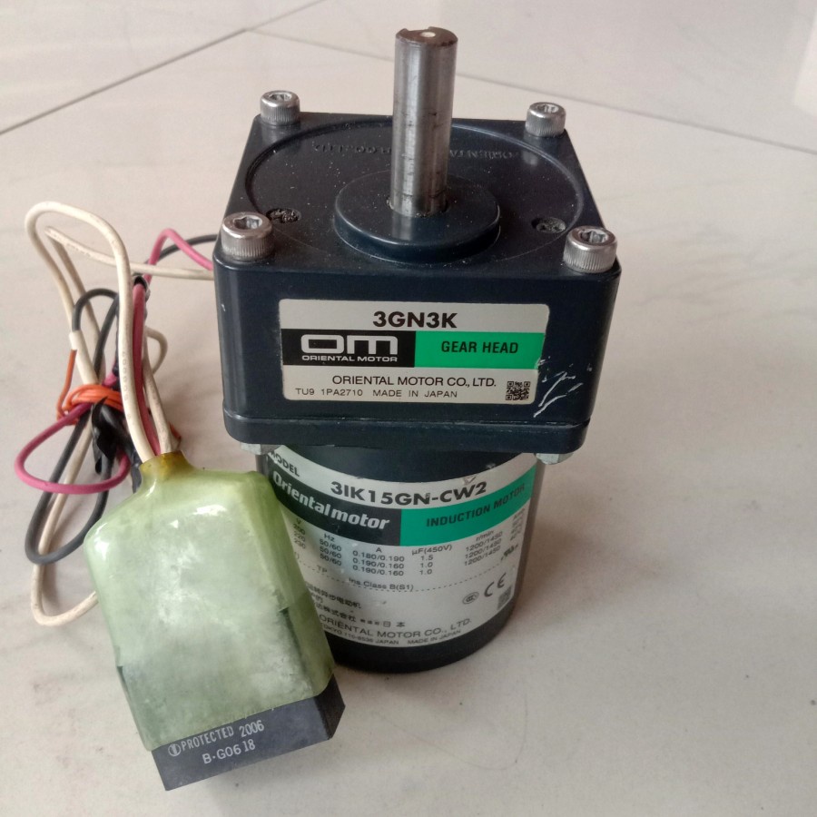 Jual AC DINAMO MOTOR GEARBOX ORIENTAL 15W RATIO 1:3 220V | Shopee Indonesia