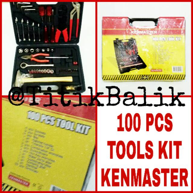 Jual Tools Kit Set 100 Pcs Kenmaster N2 - Tools Kit Set 110 Pc ...