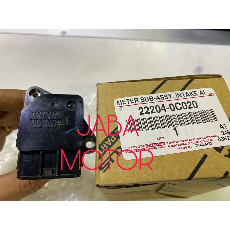 Jual Sensor Air flow innova-fortuner-Hilux-yaris-Vios-Altis original toyota | Shopee Indonesia