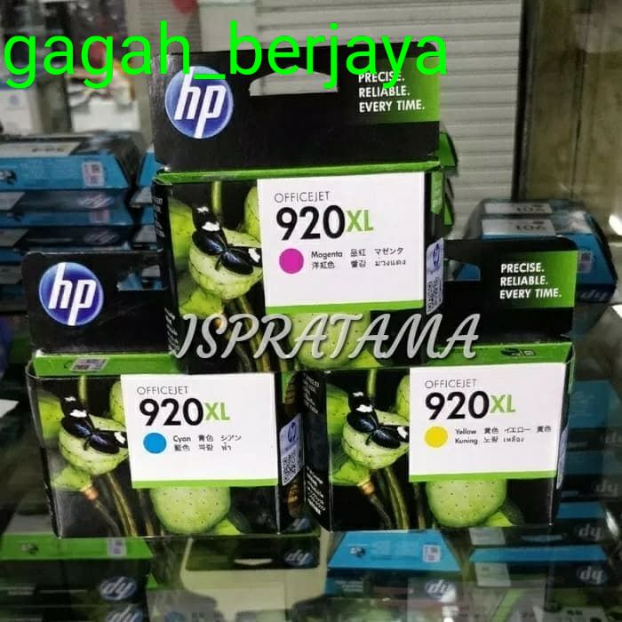 Jual Tinta Hp 920 Xl Colour Ink Cartridge Original (M.Y.C) | Shopee ...
