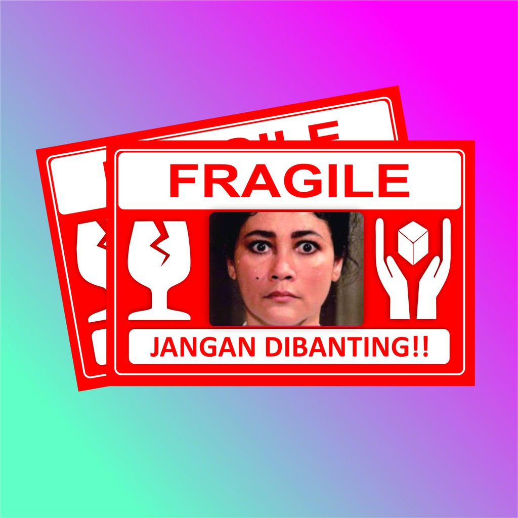 Jual STIKER FRAGILE PECAH BELAH UNIK LUCU | Shopee Indonesia