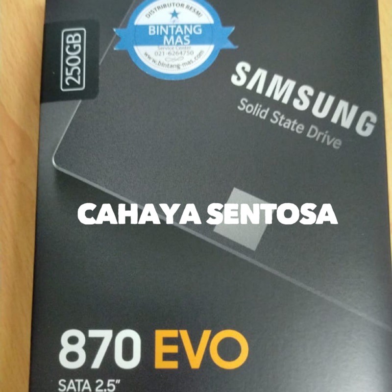 Jual Samsung SSD 870 EVO / 870EVO 2.5" SATA III 250GB / 250 GB New ...