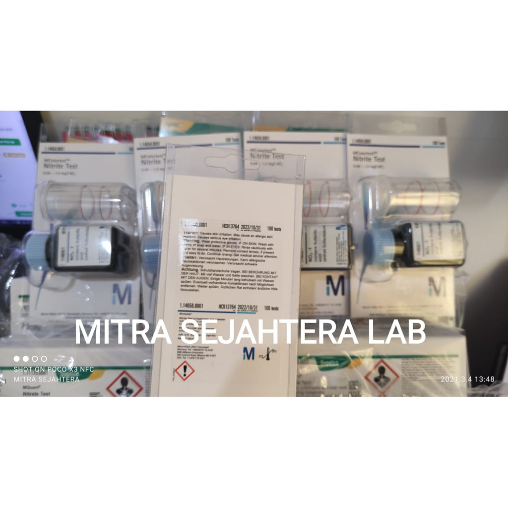 Jual NITRITE TEST MERCK 100 TEST / 114658 / 1.14658.0001 / McolorTest ...