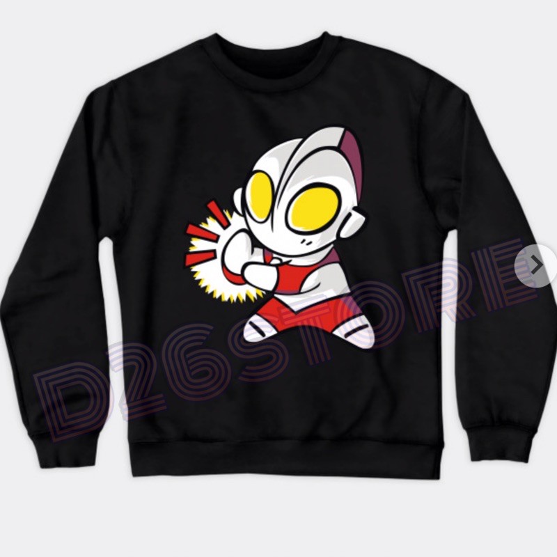 Jual Sweater Sweatshirt Ultraman Chibi Ultra Man Classic Toku Tokusatsu ...