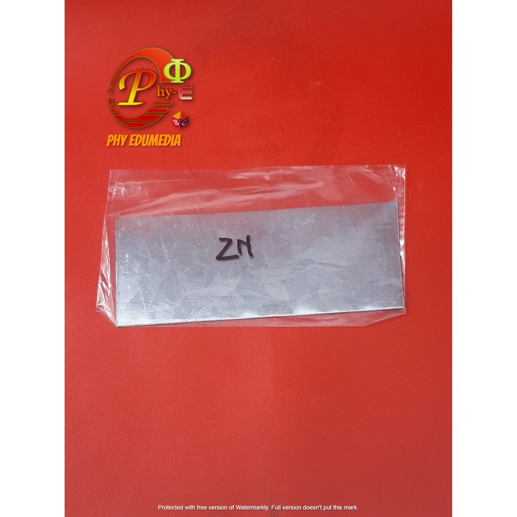 Jual Elektrode Seng / Lempeng Seng / Zinc Electrode / Elektrode Zn ...