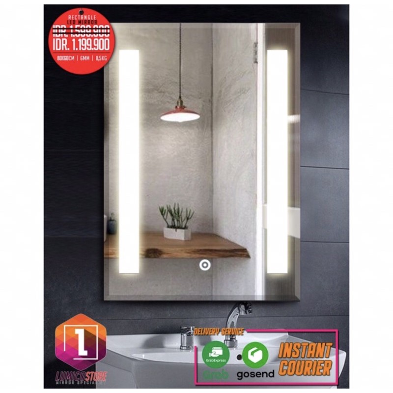 Jual cermin led/ kaca led / cermin lampu / cermin touchscreen/ cermin ...