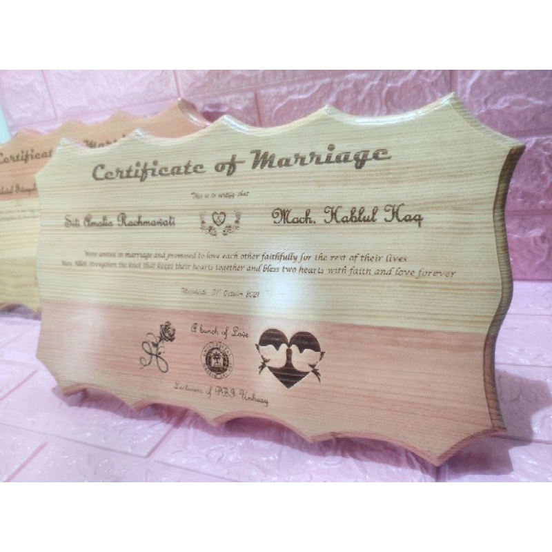 Jual Vandel Kayu - Kenang-kenangan Kayu - Piagam Kayu Laser | Shopee ...