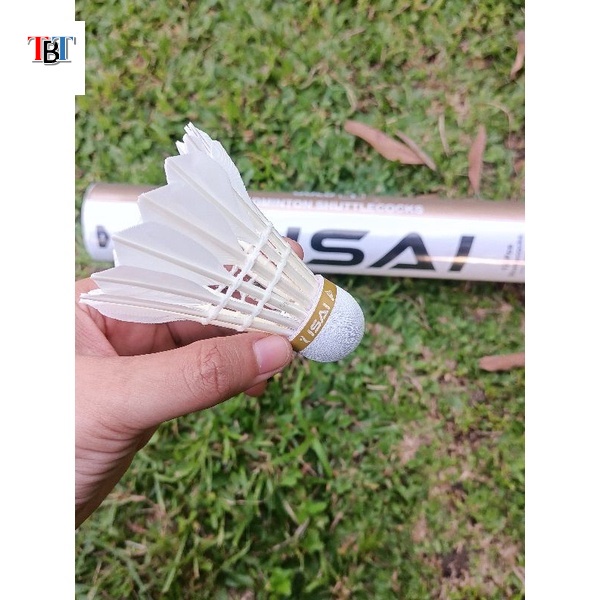 Jual SHUTTLECOCK KOK ISAI HITAM/ ISAI GOLD BERKUALITAS INTERNATIONAL ...