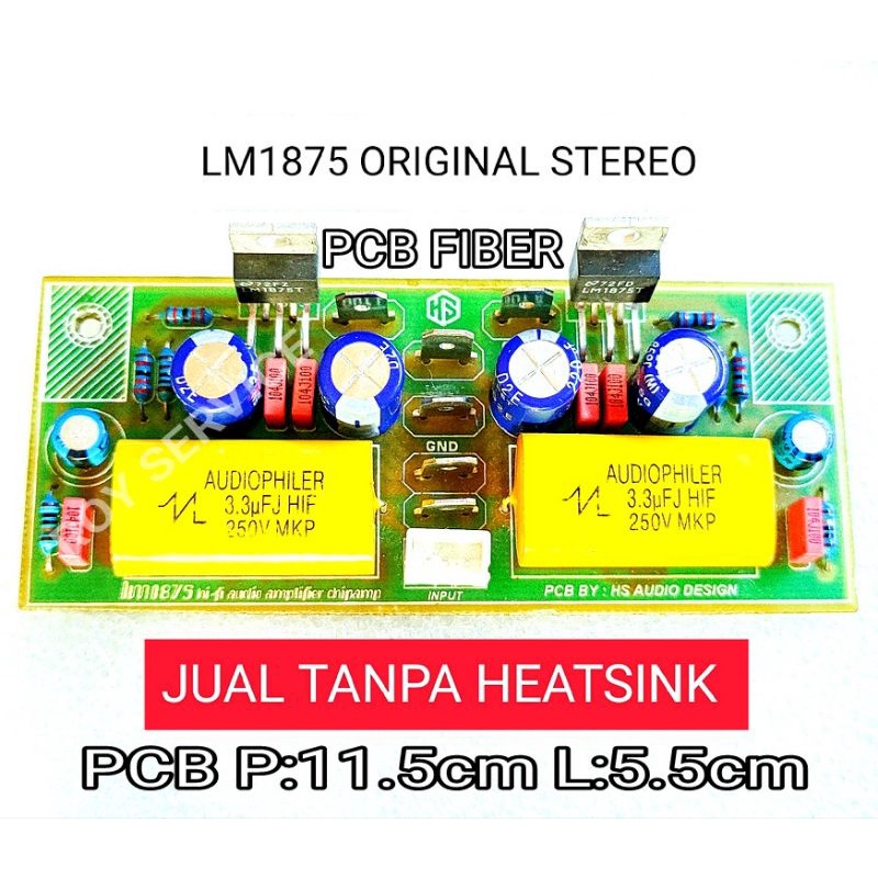 Jual Lm1875 stereo lm1875 original gainclone baca deskripsi | Shopee ...
