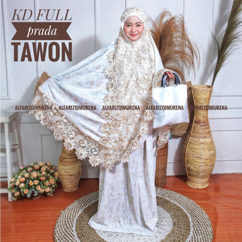 Jual Mukena Mukenah Mewah Putih Dewasa Jumbo Renda KD Full Renda Bahan ...
