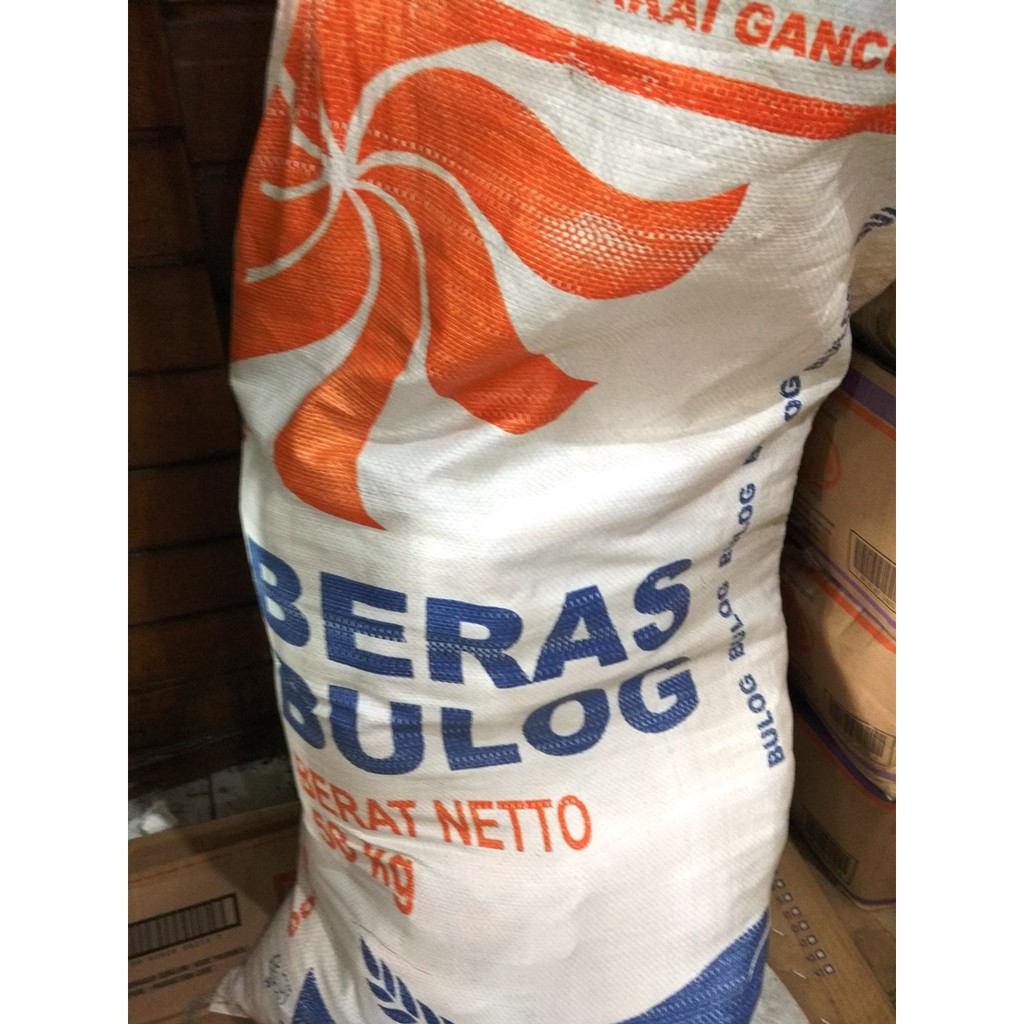Jual Karung Bekas Beras Bulog 50 kg - Tebal | Shopee Indonesia